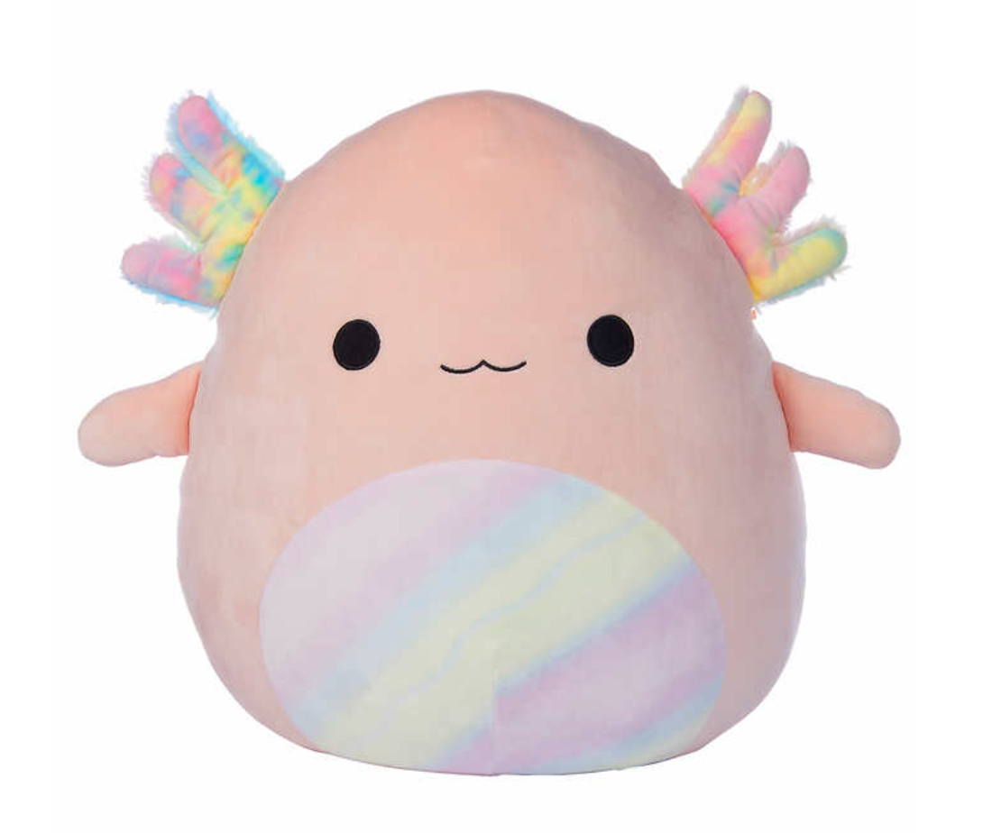 Kellytoy Squishmallows Archie The Rainbow Axolotl Plush Toy - 1620077 ...