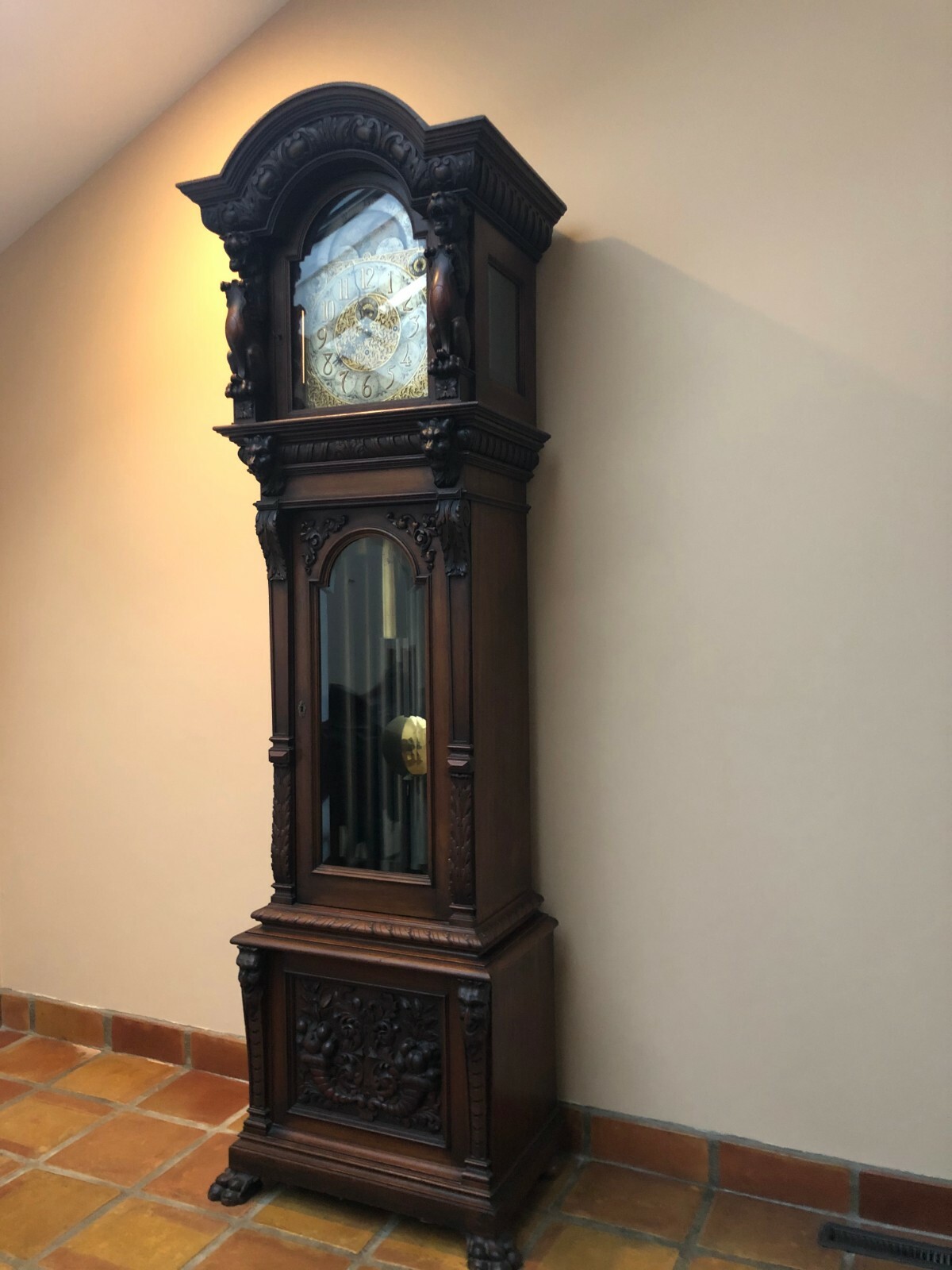 1913 Elliott of London Tall Case Grandfather Clock #65 | eBay