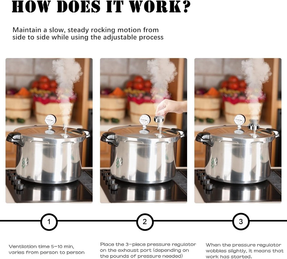 Pressure Regulator Weight 5-10-15Lbs Replacement for Presto Pressure ...