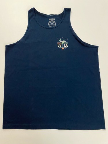 Civil Regime Men’s Blue Graphic Tank Top Size 2XL | eBay