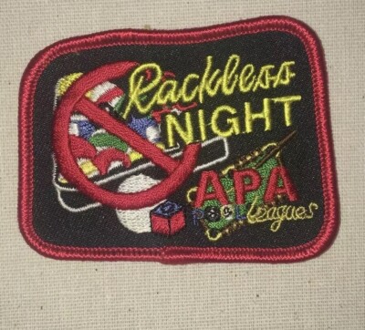 APA Leagues Rackless Night Patch - American Poolplayers Association C23 ...