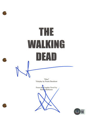 Andrew Lincoln & Norman Reedus Signed The Walking Dead Pilot Script ...