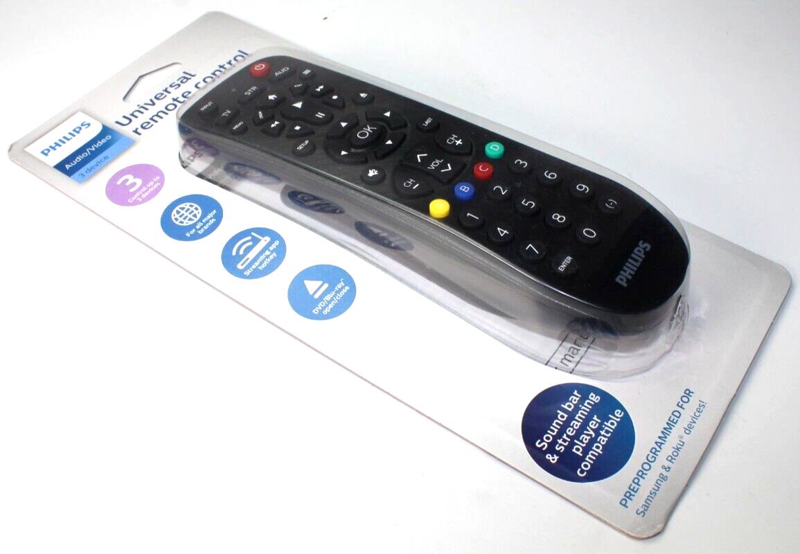 Philips SRP9232D/27 Ergonomic Universal TV Remote Control | eBay