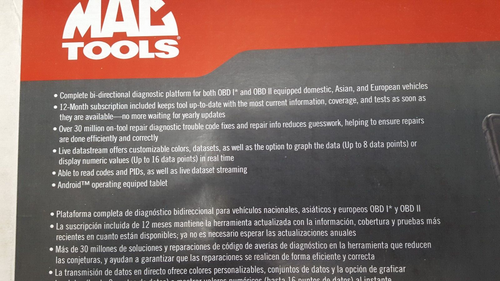 Mac Tools ET7200 MDT 10 Diagnostic Scan Tool for sale online | eBay