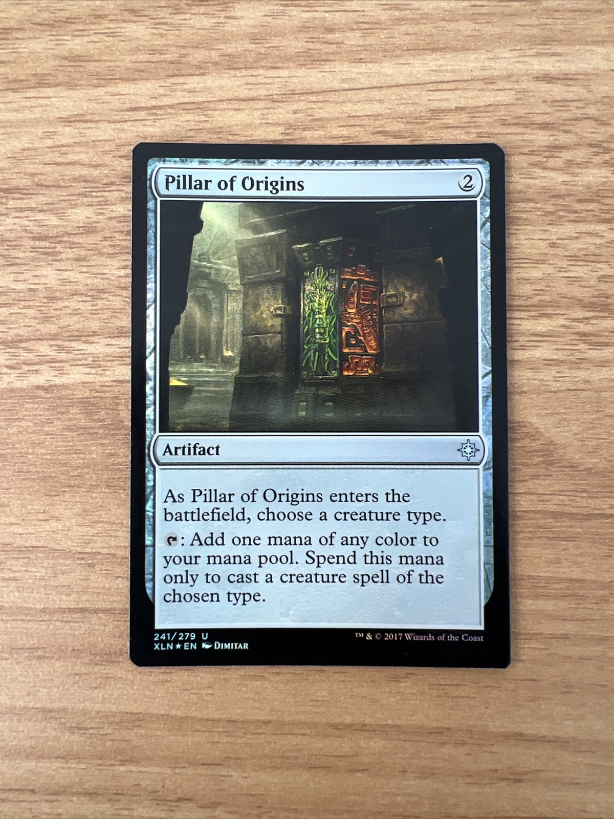 PILLAR OF ORIGINS Magic The Gathering HOLO FOIL Card MTG - NM | eBay