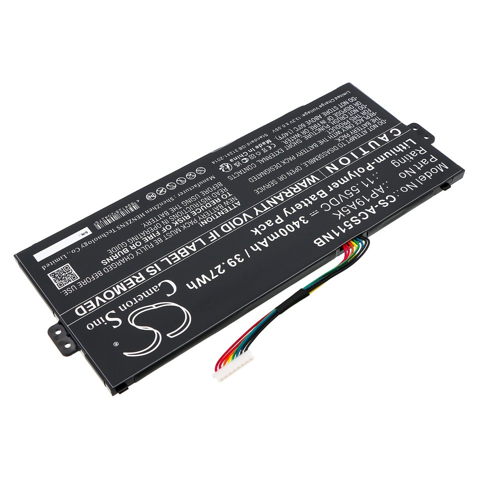 Batterie 3400mAh type AP19A5K Pour Acer Aspire 5 A515-43 A515-54 SP314 ...