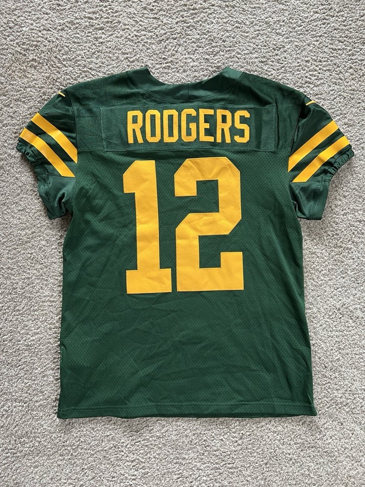 Aaron Rodgers Nike Elite NFL Jersey Green Bay Packers 50s CLASSIC MVP ...