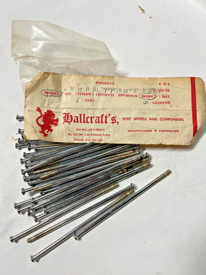 NOS HALLCRAFT SPOKES BSA HUB to HD 16" RIM VINTAGE BOBBER CHOPPER BSA ...