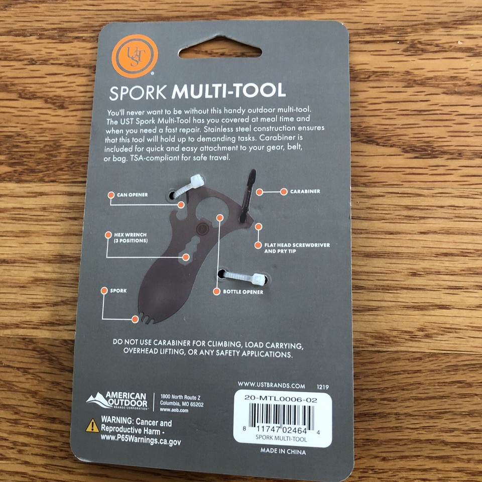UST (Ultimate Survival Technologies LLC) Spork Multi-Tool Stainless Steel NEW | eBay