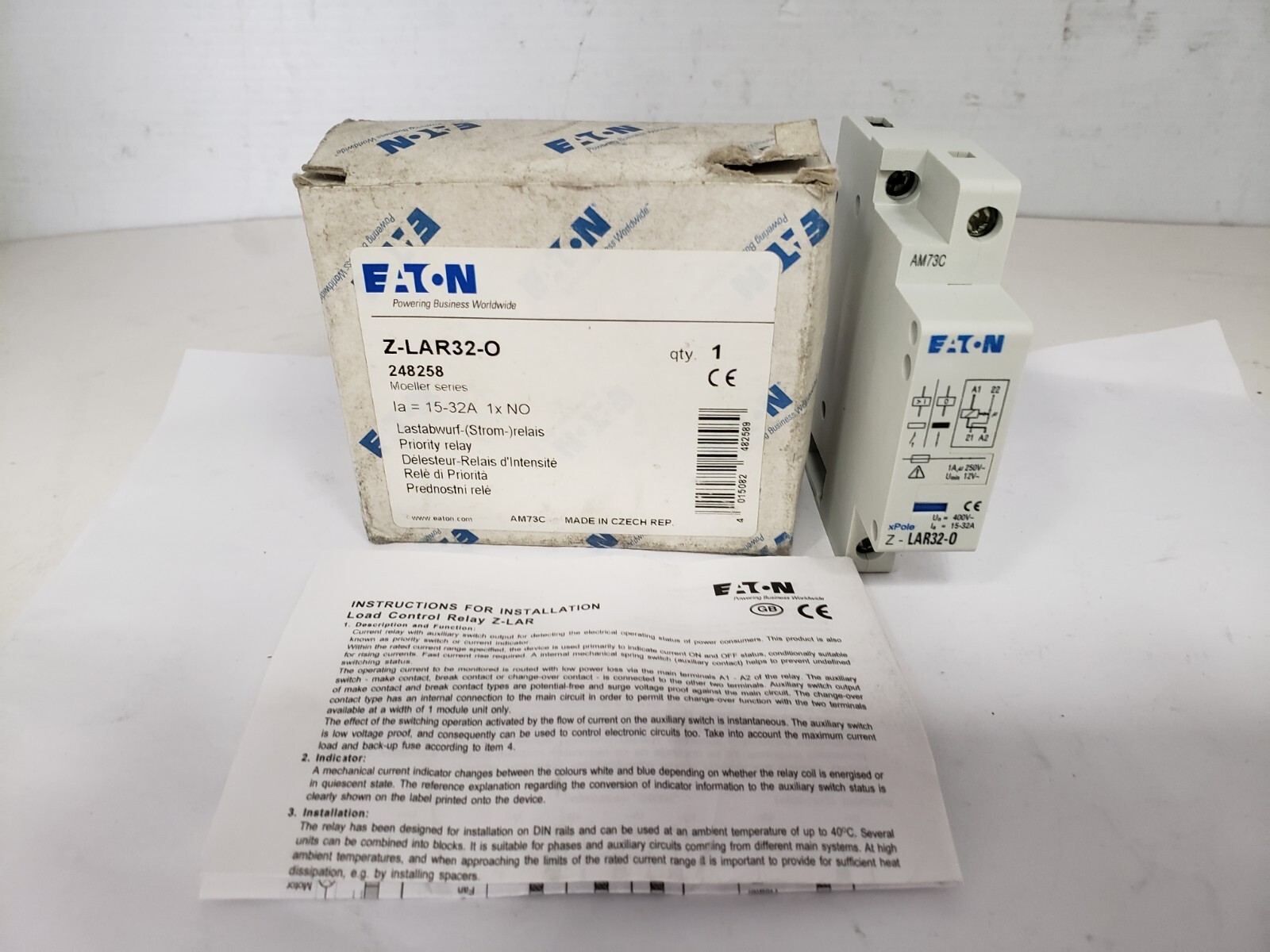 EATON Z-LAR32-O LOAD SHEDDING RELAY (248258) NIB | eBay