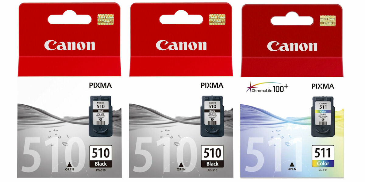 Canon PG510 CL511 PG512 CL513 Black Colour Ink Cartridge For PIXMA ...