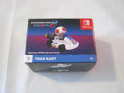 MCDONALDS 2024 MARIO KART 8 DELUXE NINTENDO HAPPY MEAL TOY TOAD CART #7 ...