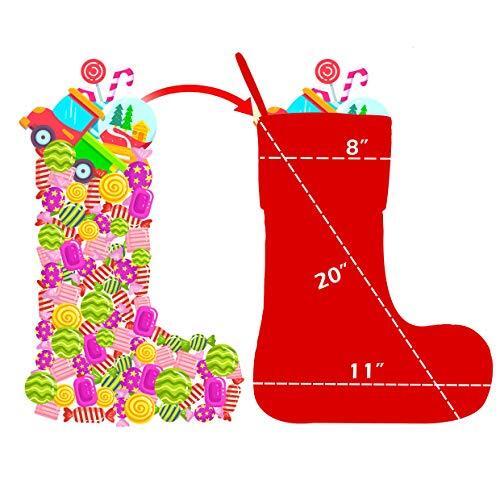 LUBOT Set of 5 Christmas Stocking(20inch) Silhouette Buffalo Red | eBay