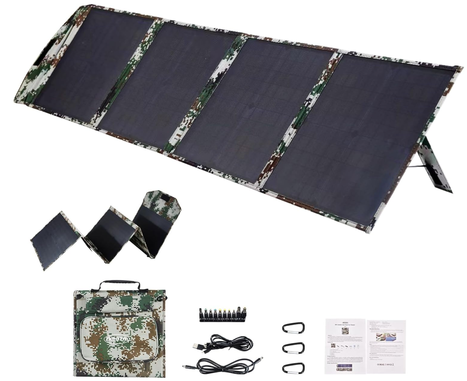 Portable Solar Panels for Camping 80w Foldable Solar Panels, Camping ...