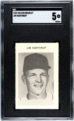 1969 MILTON BRADLEY Jim Northrup DETROIT TIGERS EX SGC 5 POP 1 | eBay