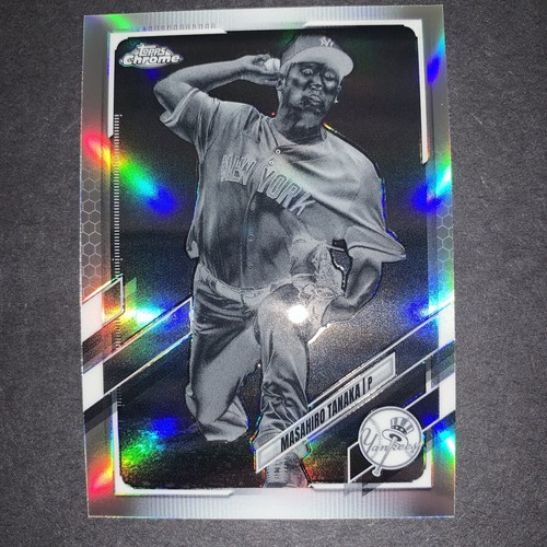 2021 Topps Chrome Negative Refractors #131 Masahiro Tanaka - New York ...