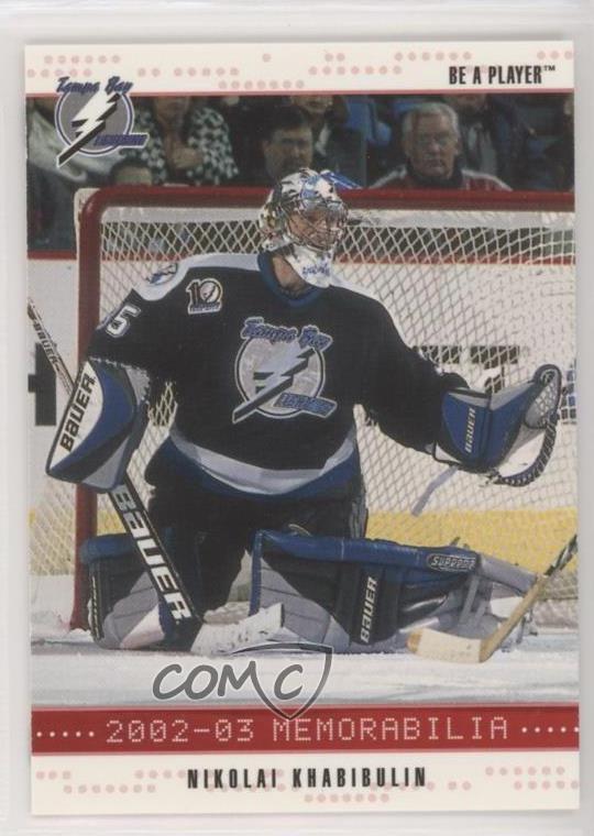 2002-03 In the Game Be A Player Memorabilia - Ruby #40 Nikolai ...