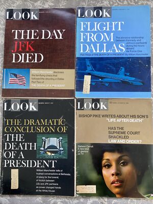Lot Of 4 Vintage LOOK Magazines 1967 1968 February March October JFK ...