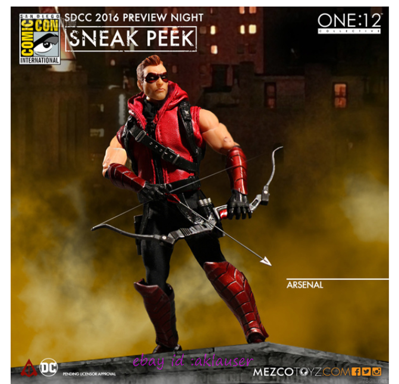 Mezco Toyz 1/12 PX DC Comics Red Arrow Action Figure Toy Model In Stock | eBay
