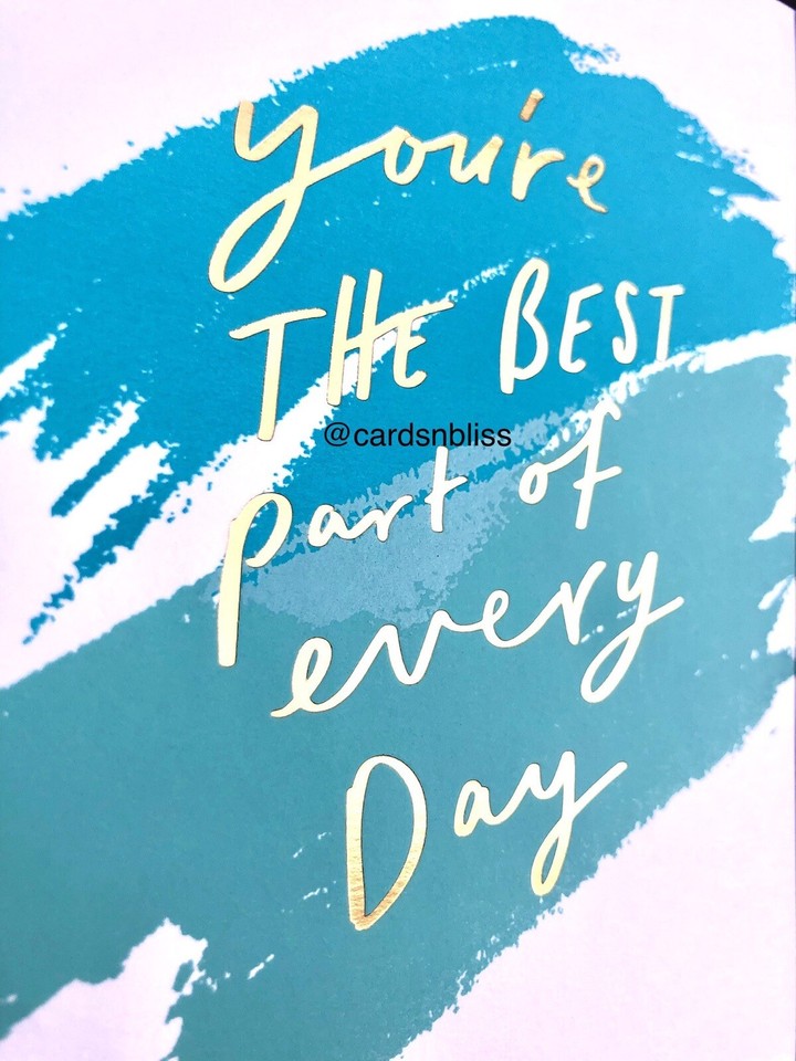 New! Papyrus Designer Ben Treanor Metallic Paint Strokes Love ...