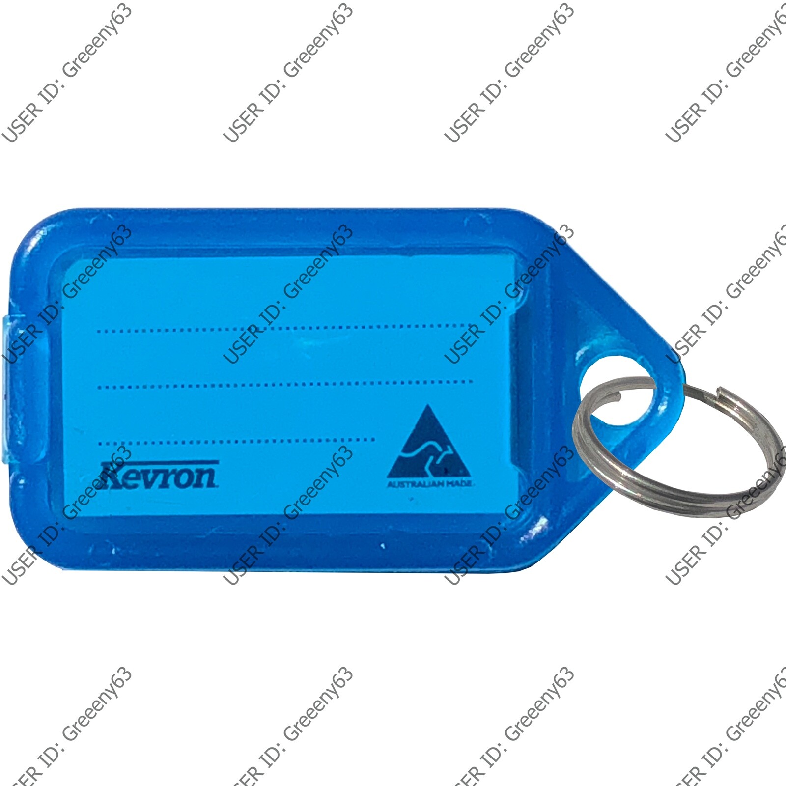 KEVRON Plastic Key Click Tags Labels Assorted Colours Fobs Card ID ...