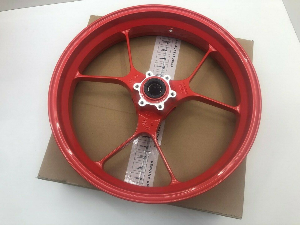 Aprilia RSV4 1000 RR Front Alloy Wheel Rim OEM 2B002105 RED | eBay