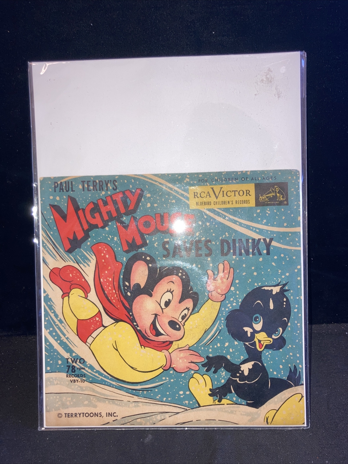 @ RCA VICTOR BLUEBIRD RECORD Mighty Mouse Saves Dinky | eBay