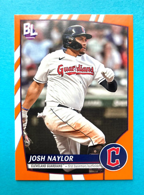 Josh Naylor 2023 Topps Big League Orange Parallel #187 Cleveland ...