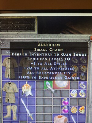 annihilus charm d2r | eBay