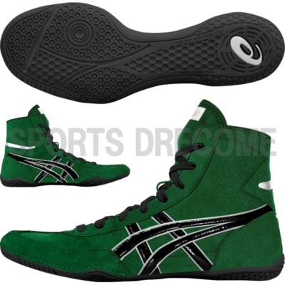 ASICS Wrestling Shoes 1083A001 EX-EO TWR900 Color GRN x GRN x SIL ...