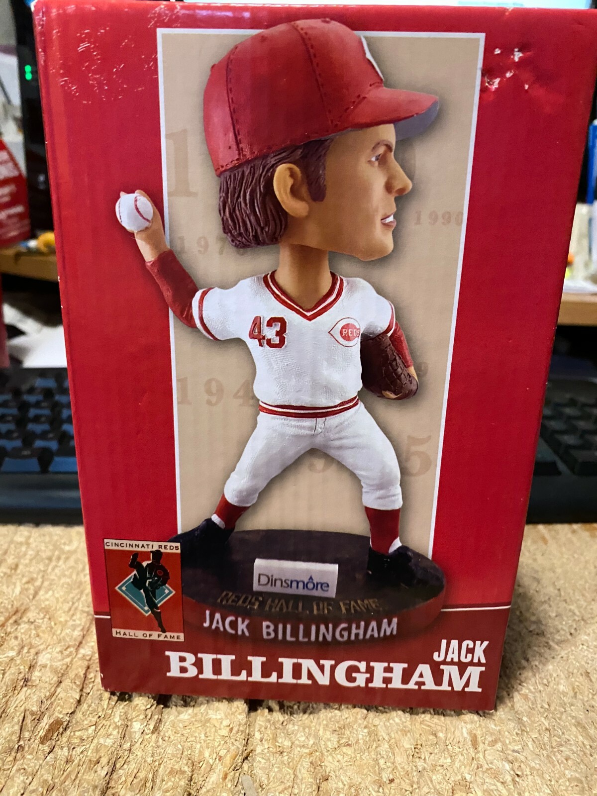 JACK BILLINGHAM--------CINCINNATI REDS 2016--- HALL OF FAME BOBBLEHEAD ...