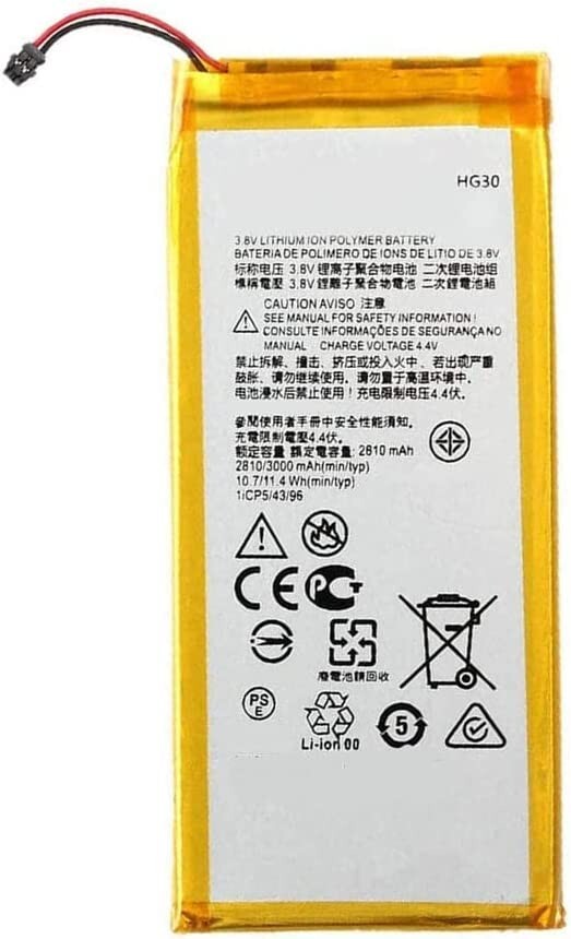 Replacement Motorola Moto G6 Battery HG30 3000mAh XT1925 XT1925-10 ...