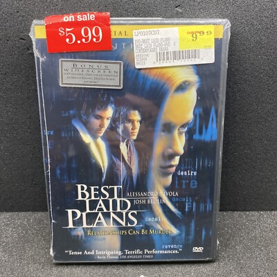 Best Laid Plans (DVD, 2000, Special Edition) *Brand New* 24543001010| eBay