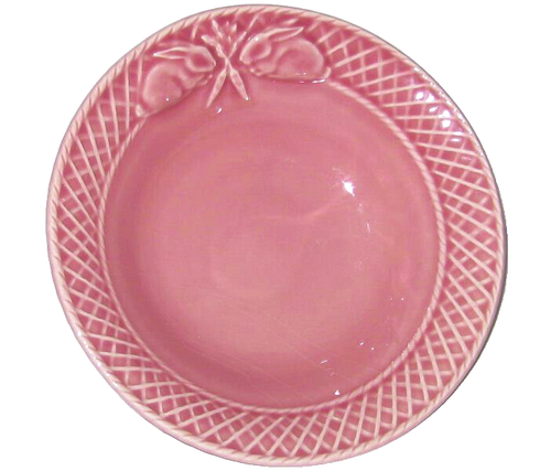 Bordallo Pinheiro Portugal Pink Bunny Carrots Lattice Coupe Soup Cereal ...