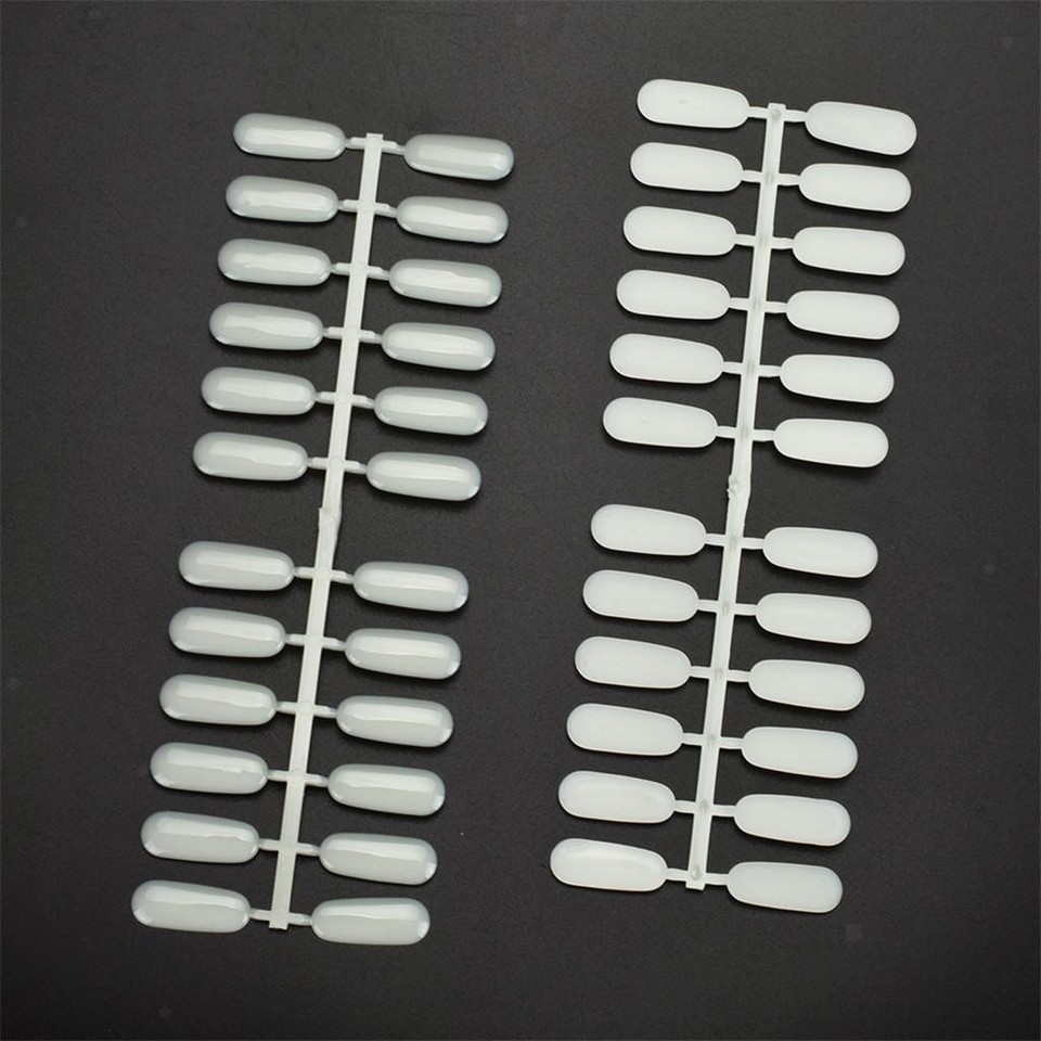 240 Count White Tips Disposable Nail Art Practice Chart | eBay Australia