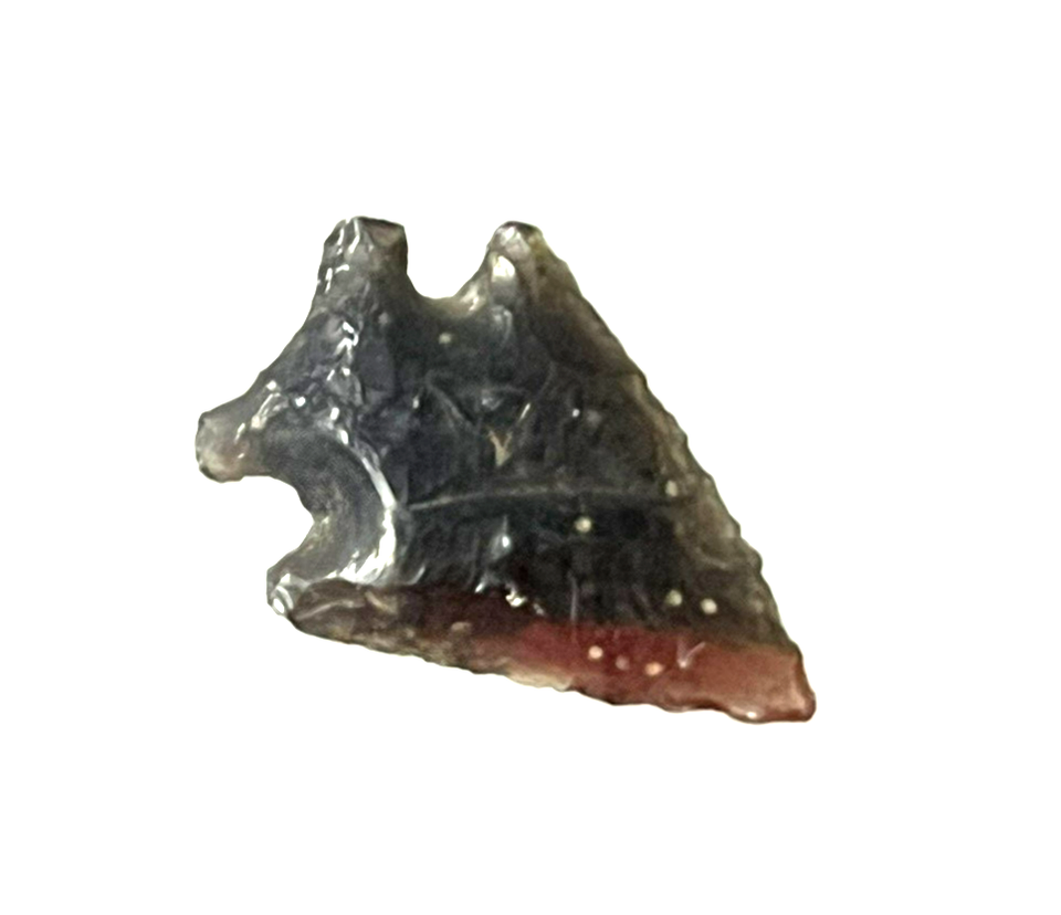 OUTSTANDING OBSIDIAN ELKO POINT OREGON ARROWHEAD AUTHENTIC INDIAN ...