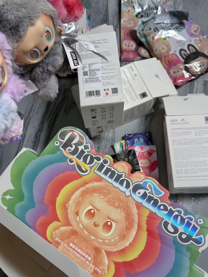 POP MART Authentic Product Front Energylabu Mystery Box Festive Gift Single Box | eBay