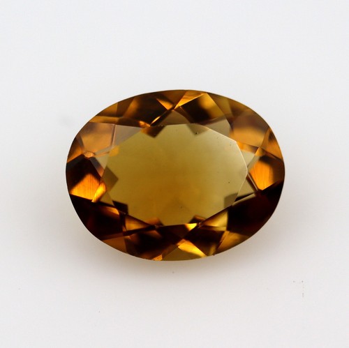 Natural Citrine Quartz, Faceted Loose Gemstone, 9x11 MM Oval Shape ...