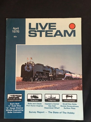 Live Steam Magazine April 1976 | eBay