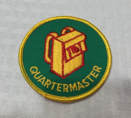 BOY SCOUT PATCH / QUARTERMASTER POSITION PATCH / 3" DIAMETER / NEW | eBay