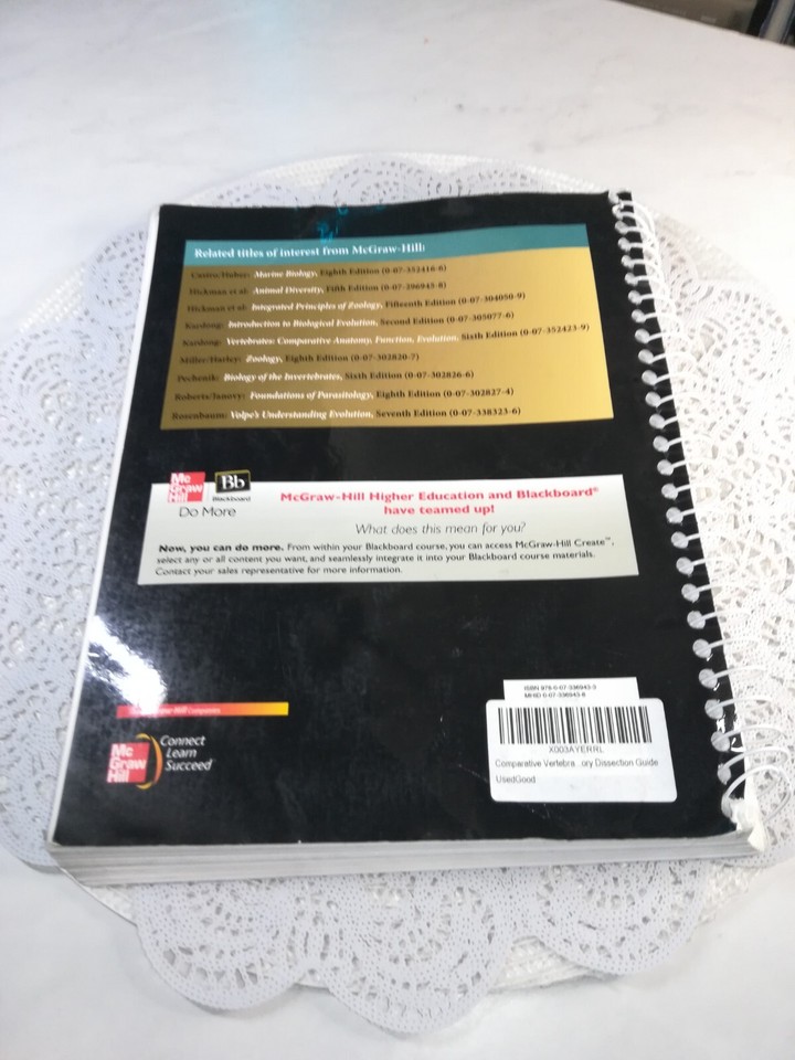 Comparative Vertebrate Anatomy: A Laboratory Dissection Guide - 6th ...