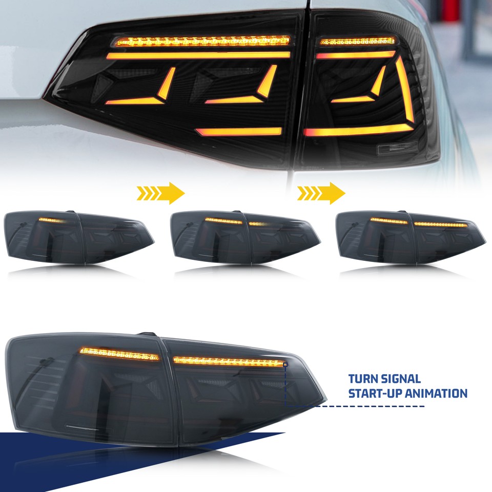 LED Sequential Tail Lights for Jetta 2015-2018 Animation Rear Lamp | eBay