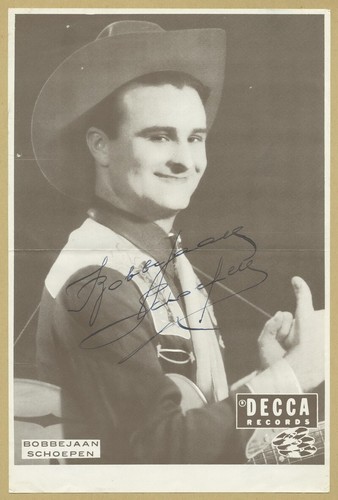 Bobbejaan Schoepen (1925-2010) - Flemish entertainer - Rare signed ...