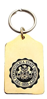 Vintage Pennsylvania State University Keychain Student Alumni Souvenir ...
