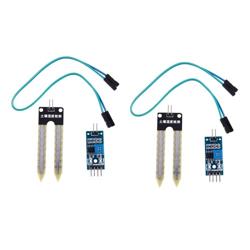 2x Ground Hygrometer Detection Module Moisture Sensor -28 DC 3.3V-5V ...