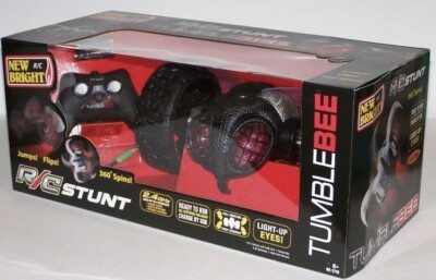 New Bright Rc Stunt Tumblebee Jumps Flips 360 Spins, 3718, Radio ...