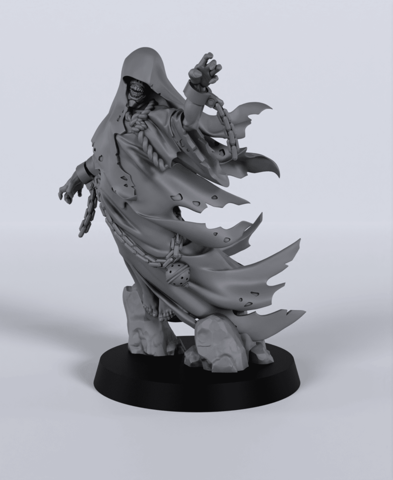 Ghost Phantom Wraith Titan Forge Miniature Dungeons and Dragons Mini ...