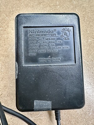 ORIGINAL NINTENDO, AC ADAPTER, NES-002 | eBay