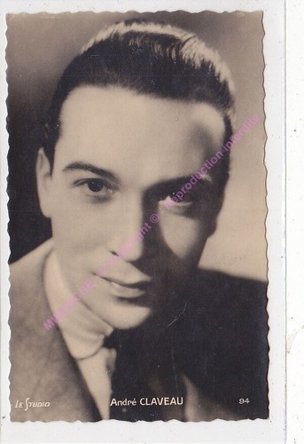 CPSM RPPC STAR ANDRE CLAVEAU PHOTO LE STUDIO Edt O.P.94 | eBay