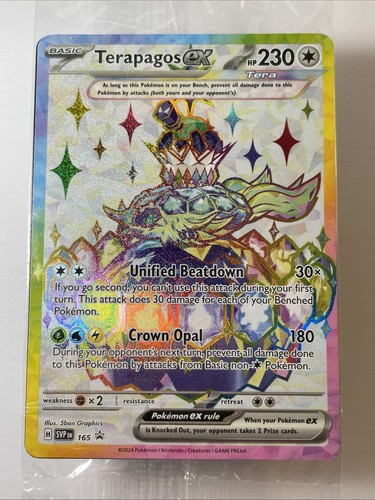 Terapagos ex 165 - Sv: Scarlet & Violet Promo Cards Holo (SEALED) | eBay